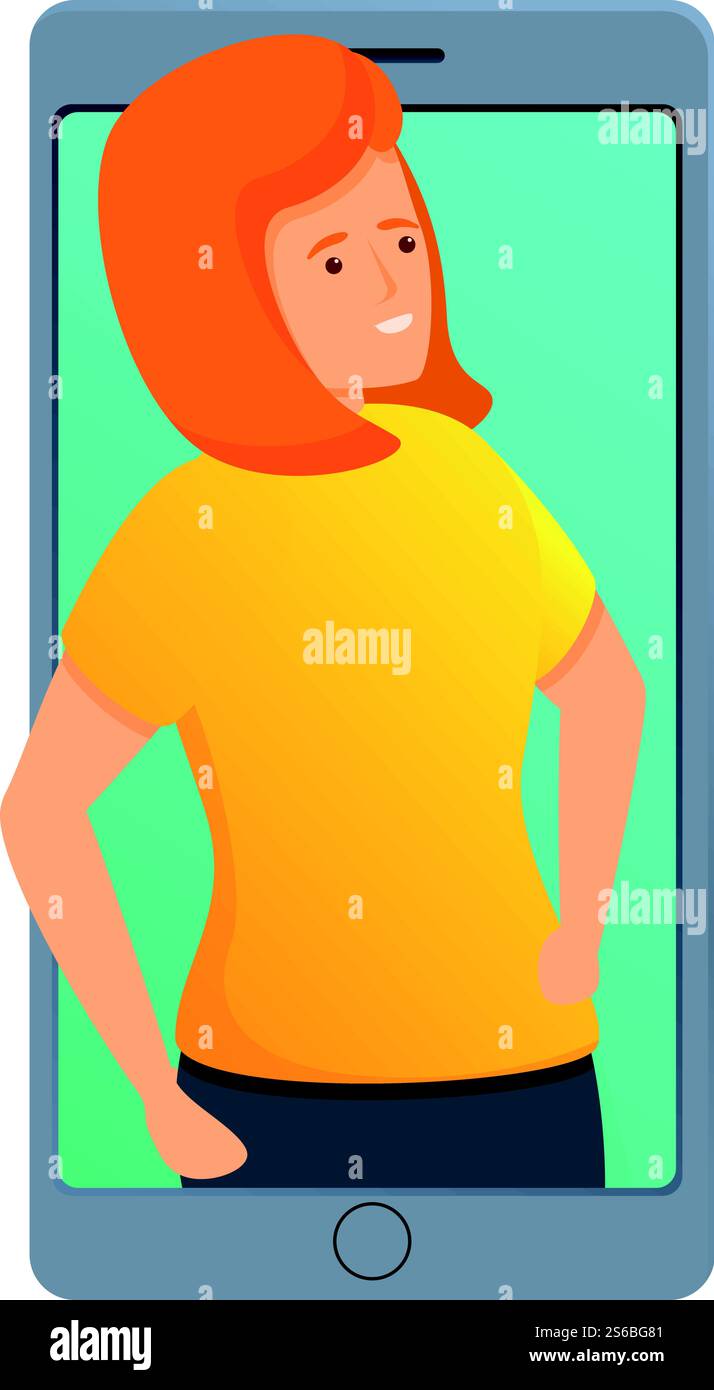 People video call icon. Cartoon of people video call vector icon for ...