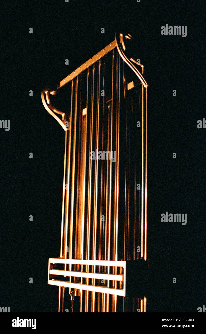 Tubular bells on stage Stock Photo - Alamy