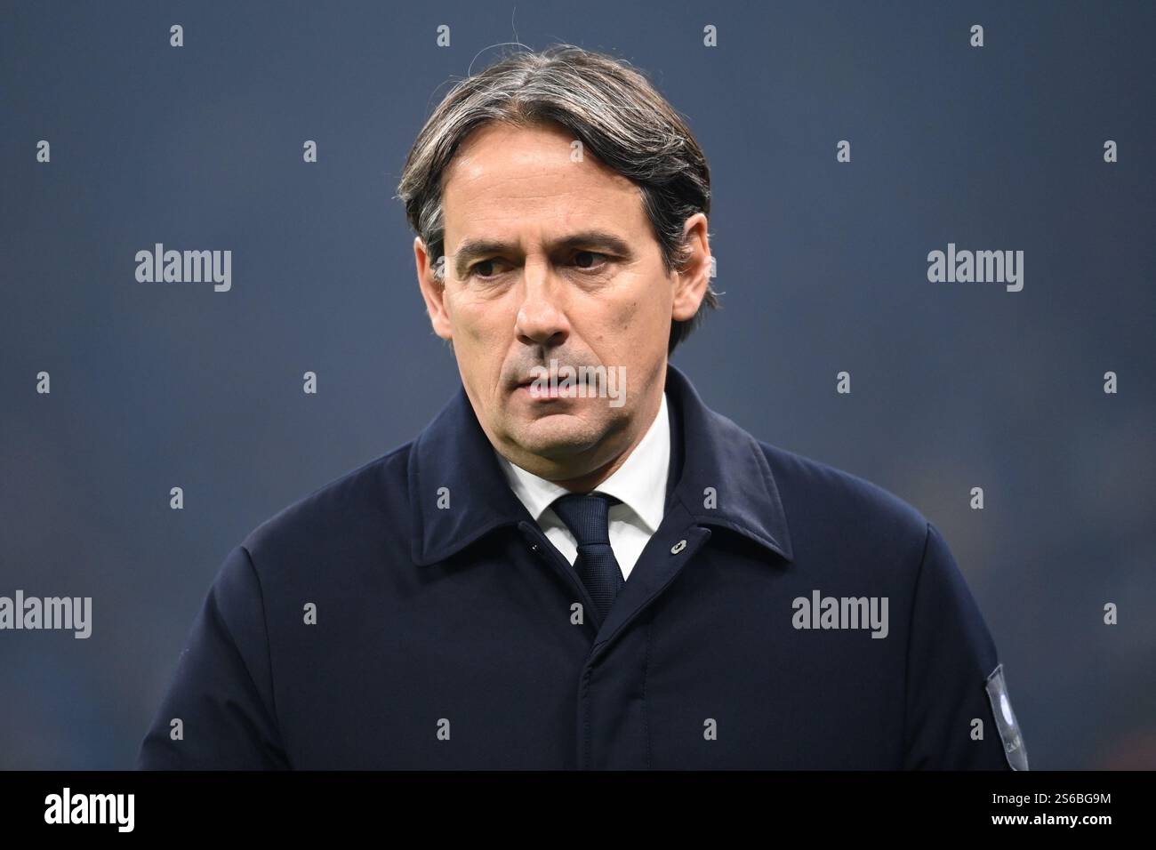 Milan, Italy. 15th Jan, 2025. Simone Inzaghi (Inter Fc) portrait during ...