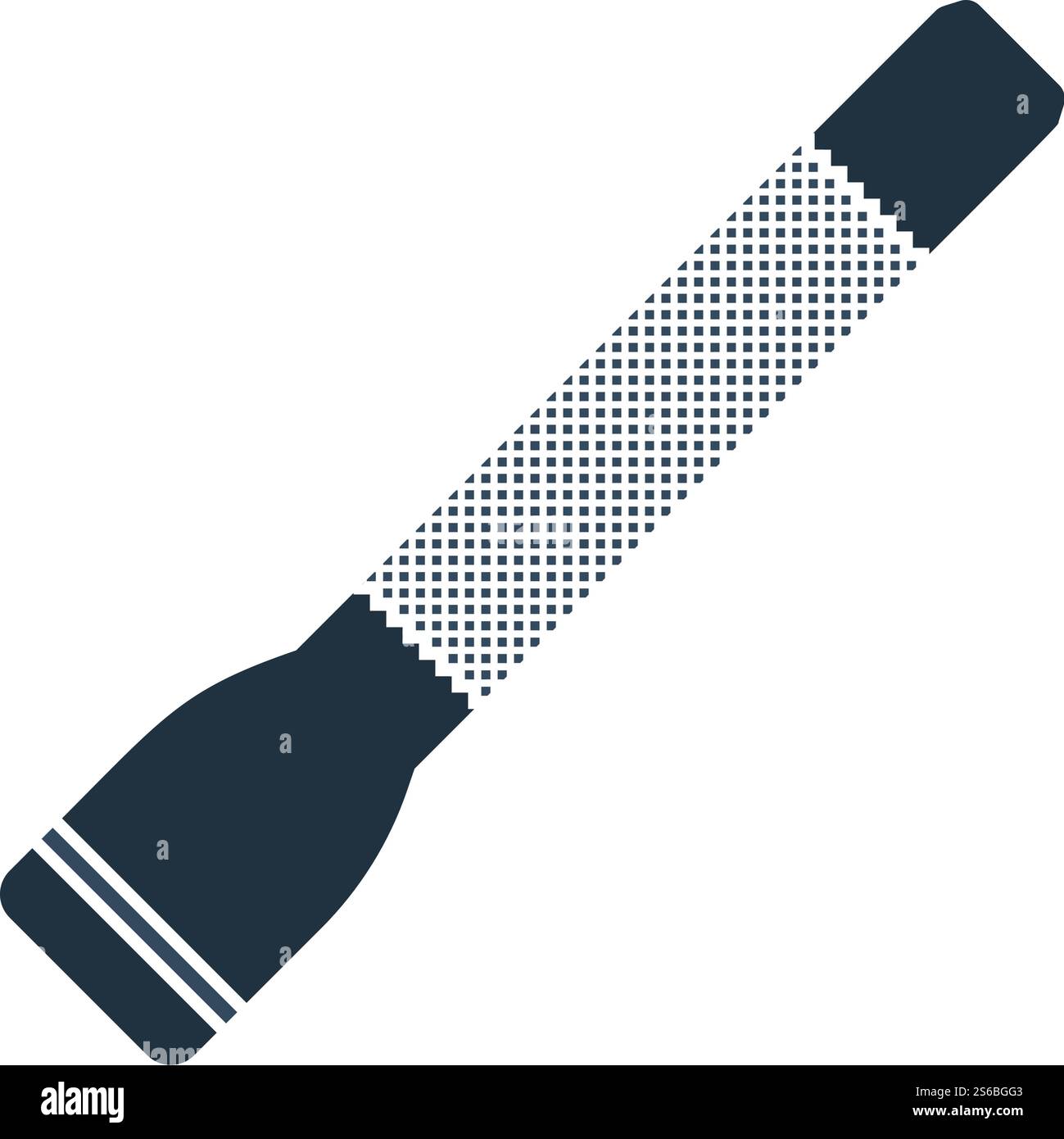 Police Flashlight Icon. Flat Color Design. Vector Illustration Stock ...