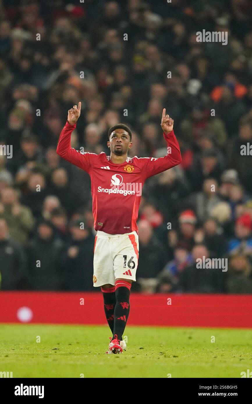 Manchester United's Amad Diallo celebrates after scoring his side's ...