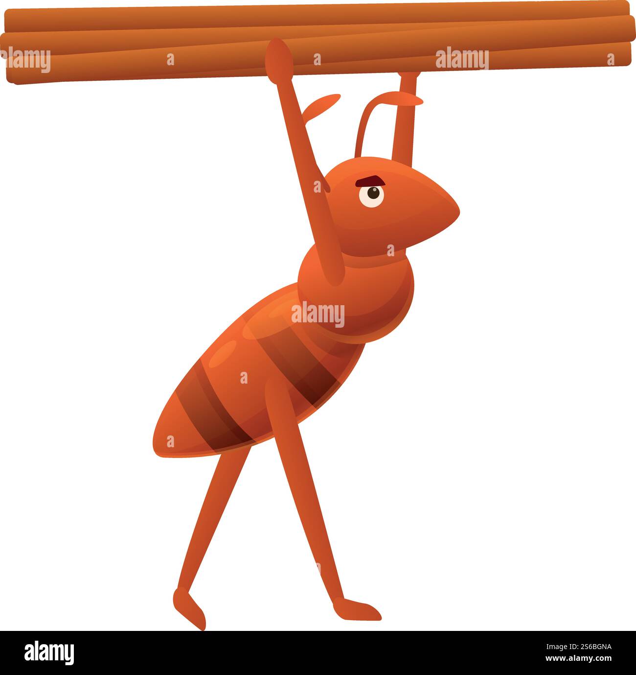 Ant carry wood icon. Cartoon of ant carry wood vector icon for web ...