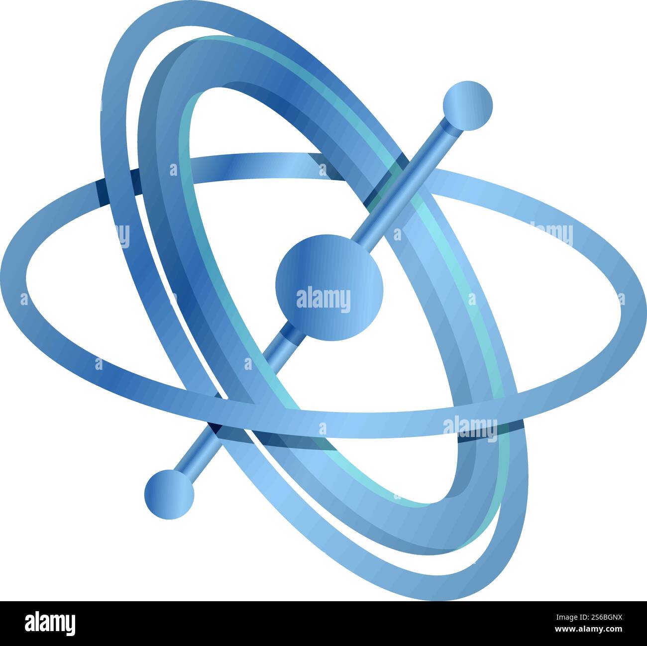 Gyroscope attitude icon. Cartoon of gyroscope attitude vector icon for ...