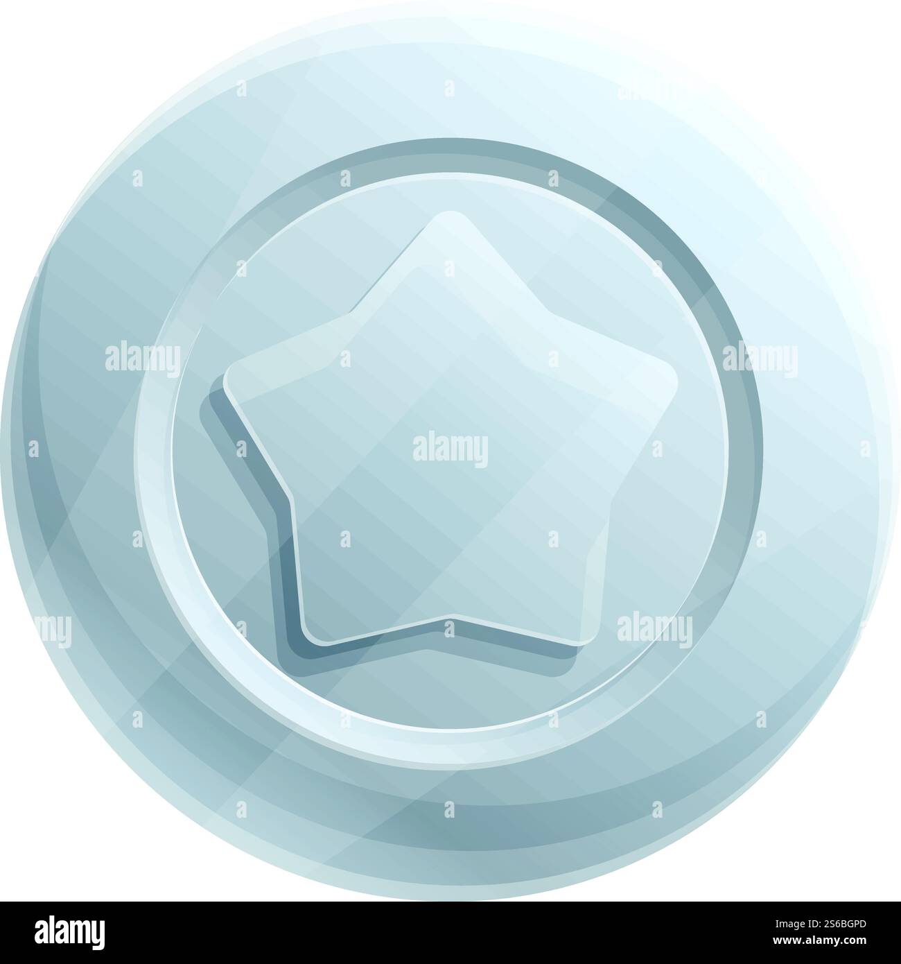 Star silver token icon Stock Vector Images - Alamy