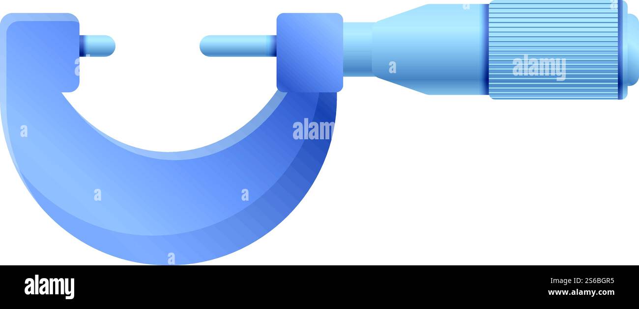 Industrial micrometer icon. Cartoon of industrial micrometer vector ...
