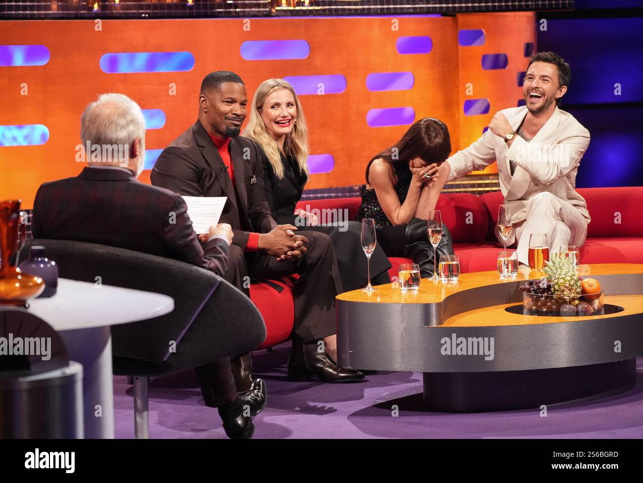 EDITORIAL USE ONLY Jamie Foxx, Cameron Diaz, Graham Norton, Michelle ...