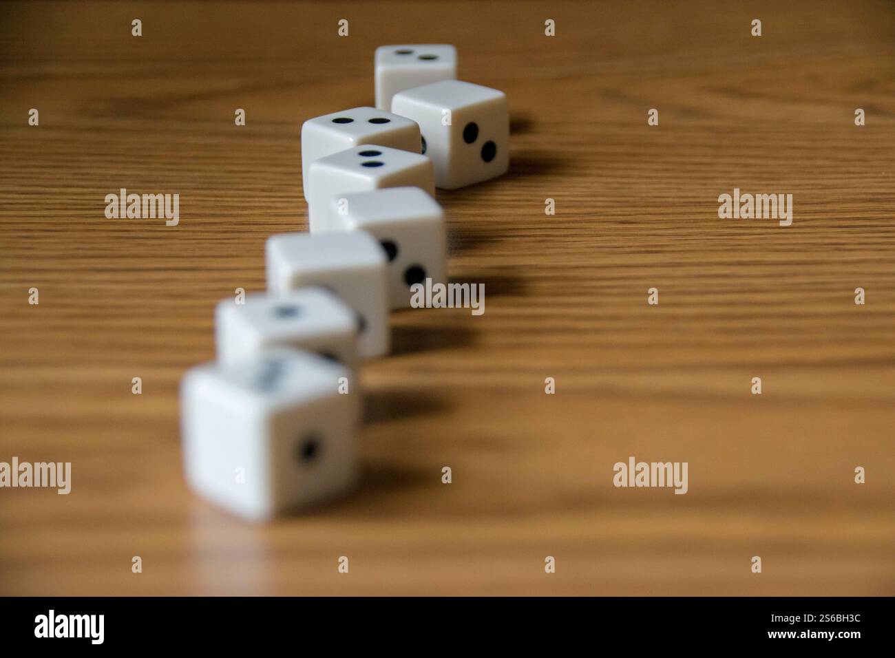 Dice lineup hi-res stock photography and images - Alamy