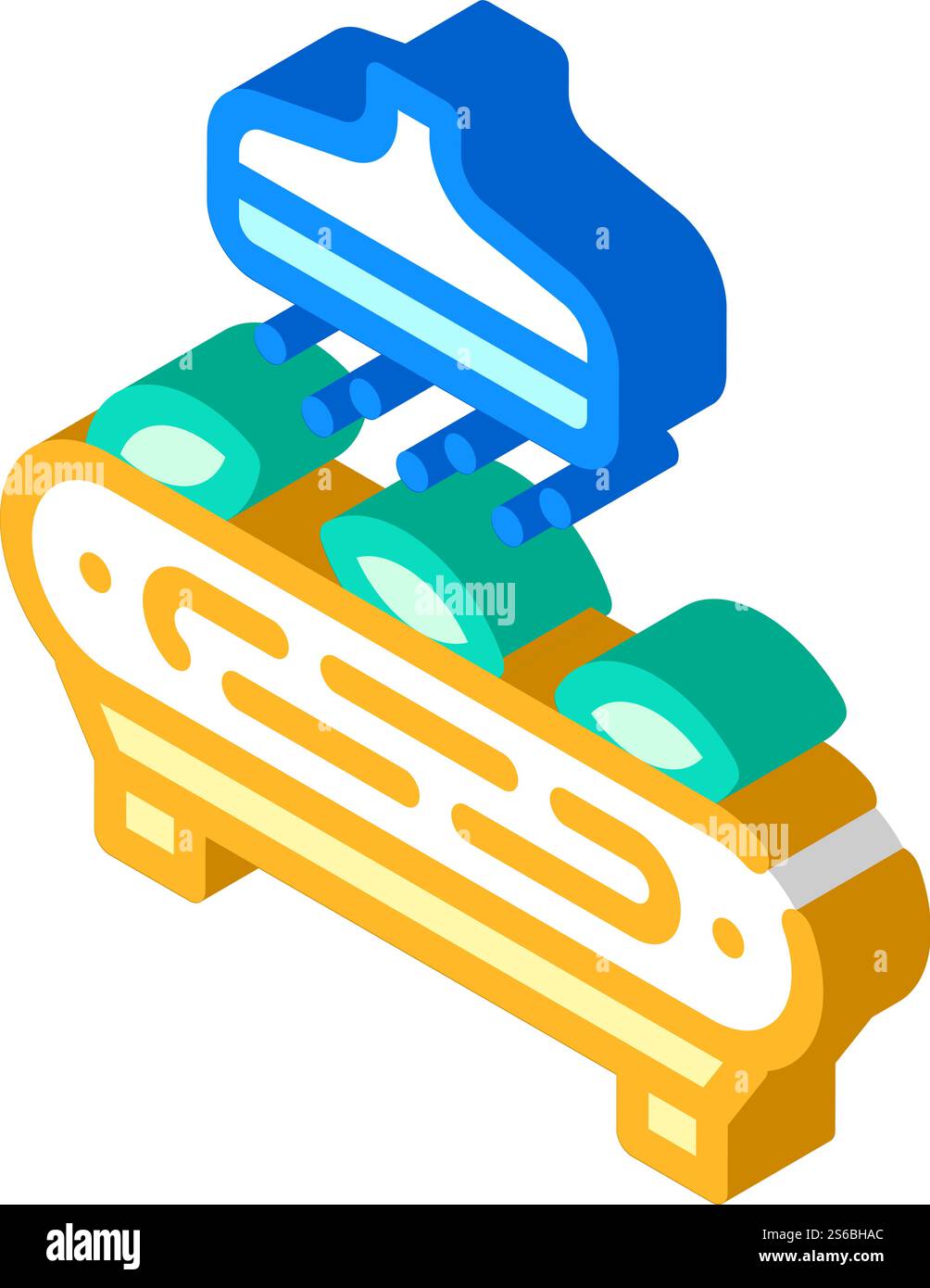 washing machine isometric icon vector. washing machine sign. isolated ...