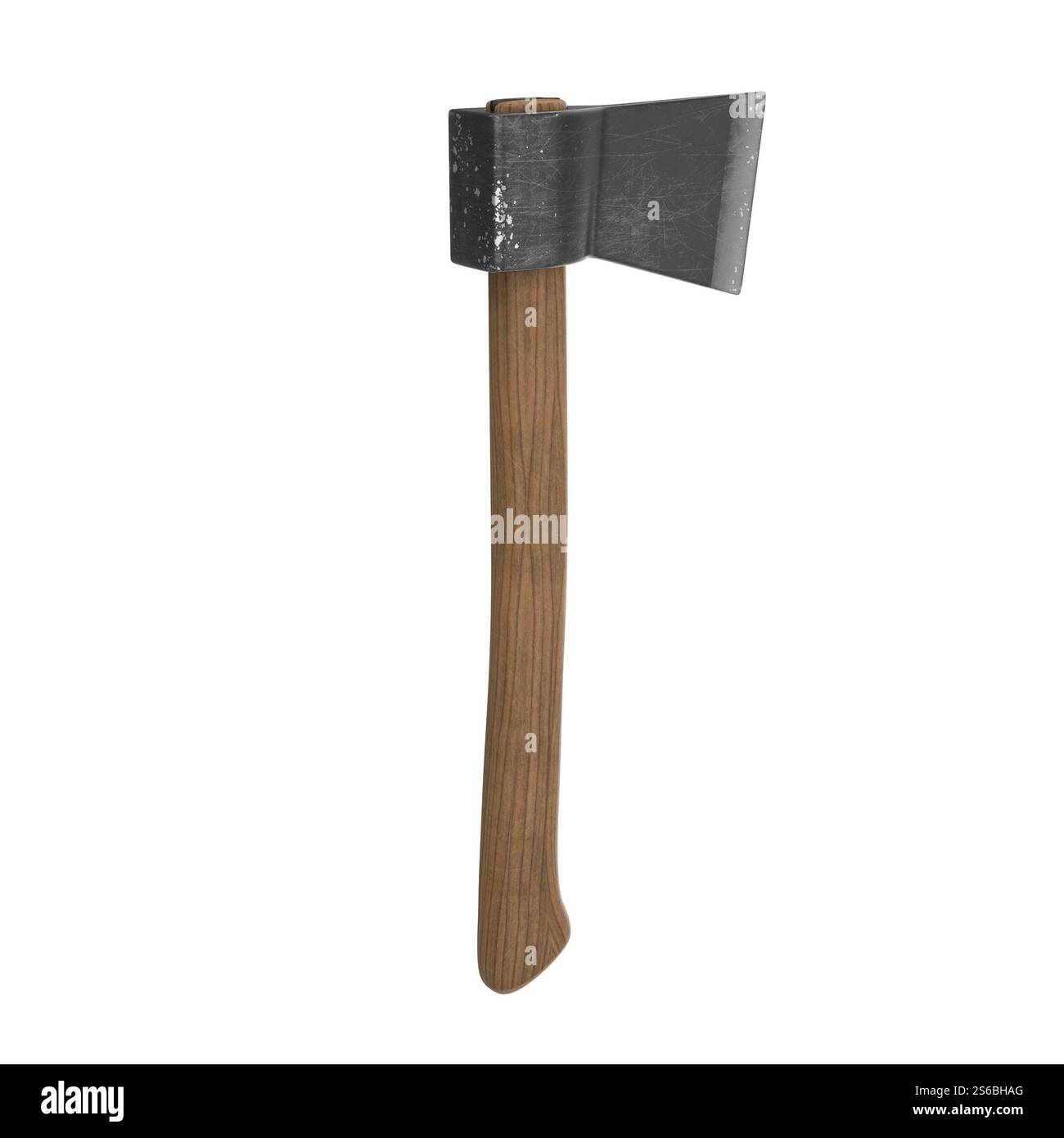Old Axe , This is a 3d Rendered Computer Generated Image. Isolated on ...