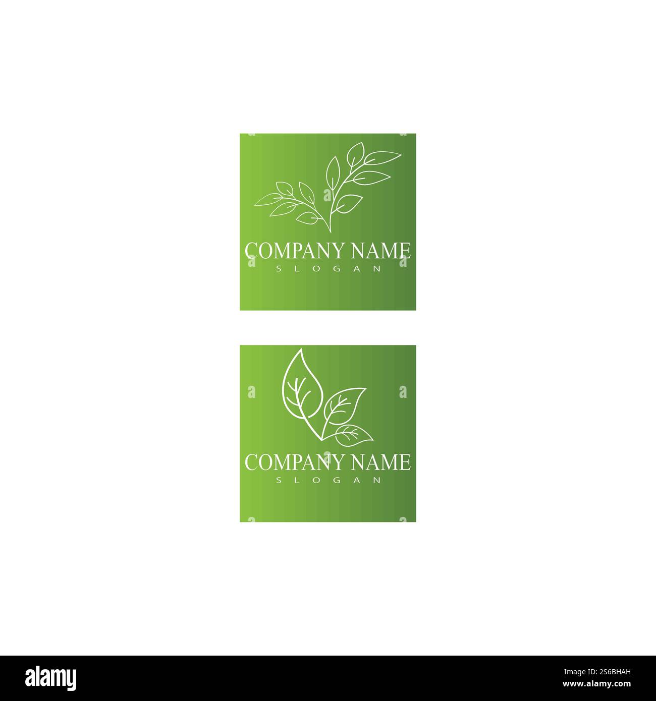 Leaf line icons vector leaves logo design Stock Vector Image & Art - Alamy