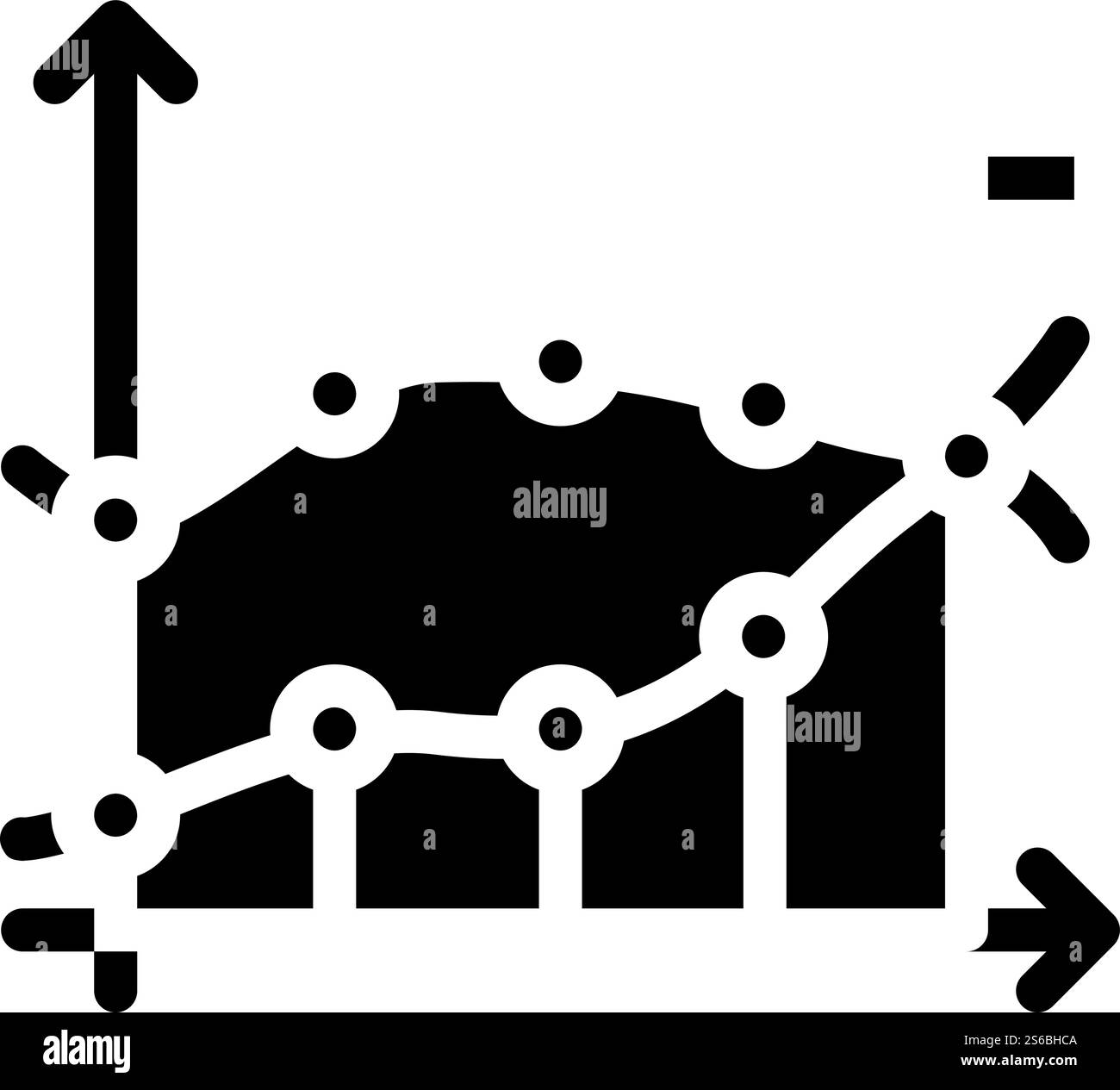 Statistical Data Analysis Glyph Icon Vector Statistical Data Analysis Sign Isolated Contour