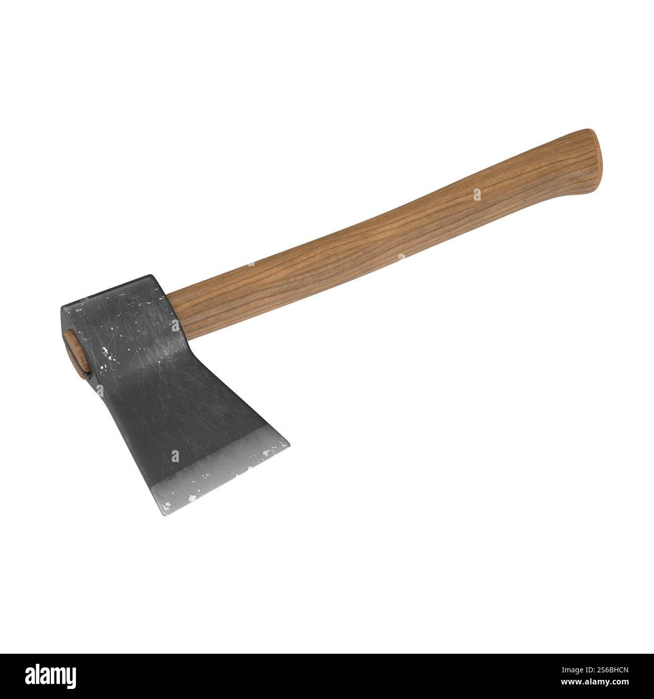 Old Axe , This is a 3d Rendered Computer Generated Image. Isolated on ...