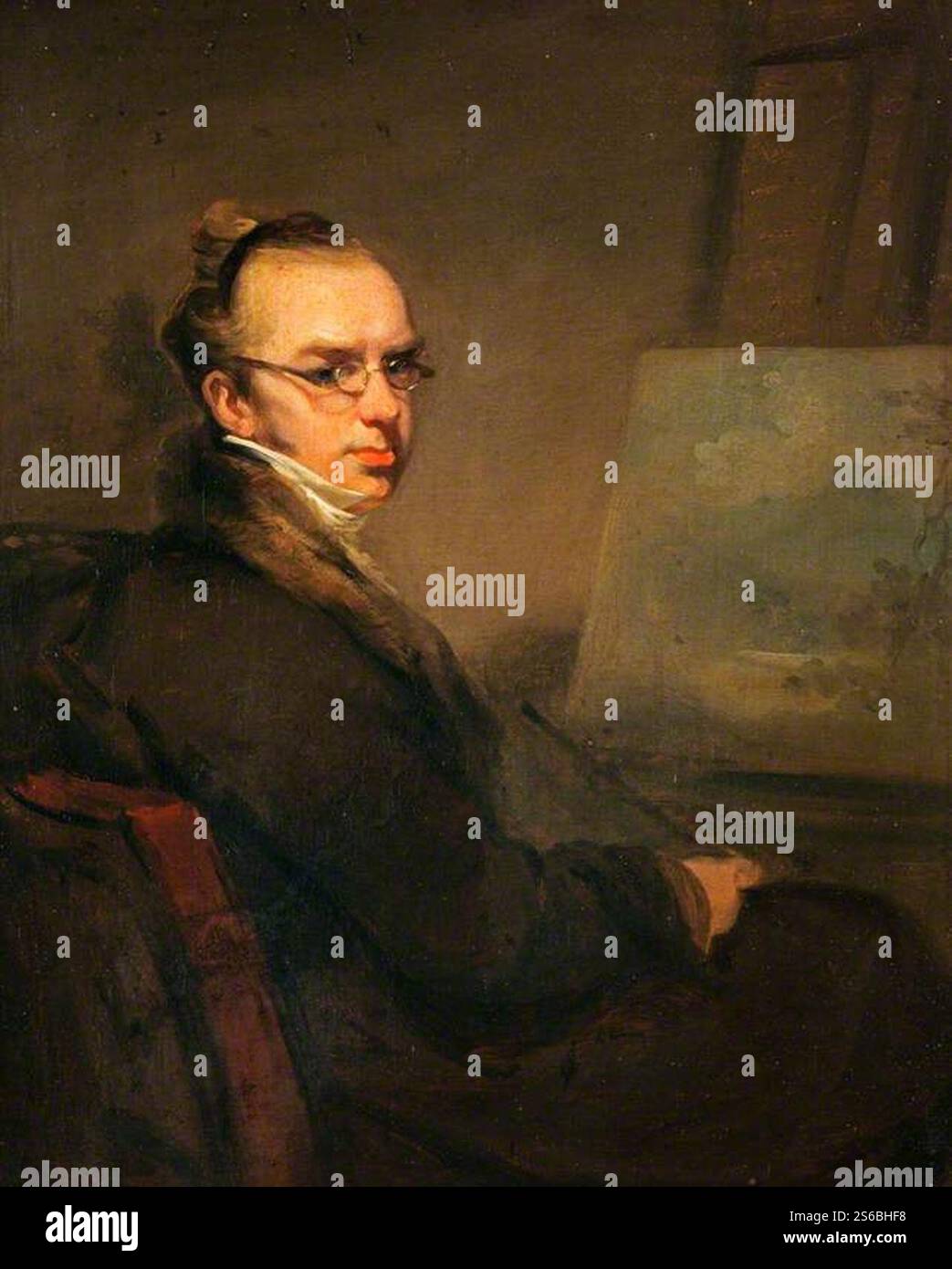 George Chinnery (1774-1852) - Self Portrait Stock Photo - Alamy