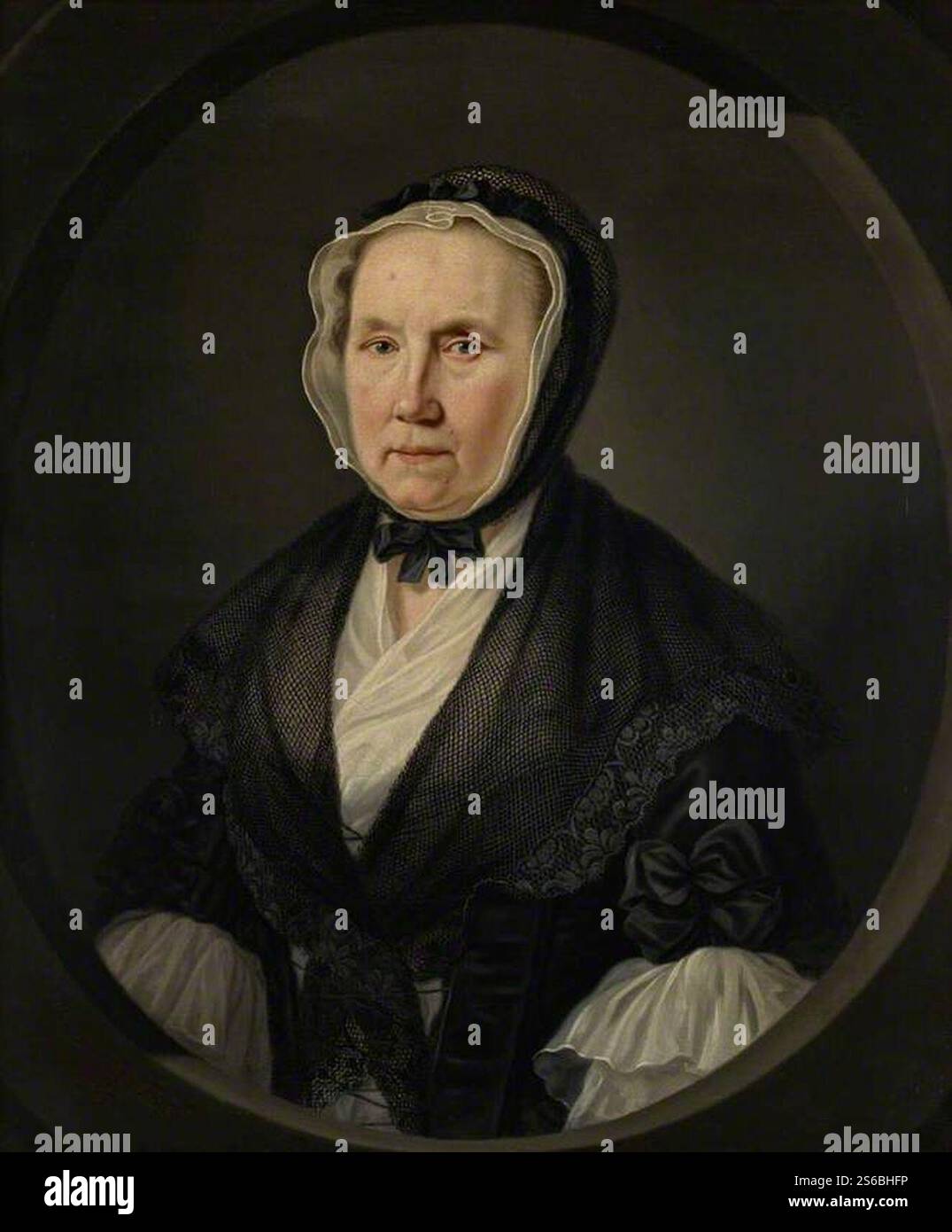 George Chalmers (c.1720-c.1791) - Portrait of an Old Lady Stock Photo ...