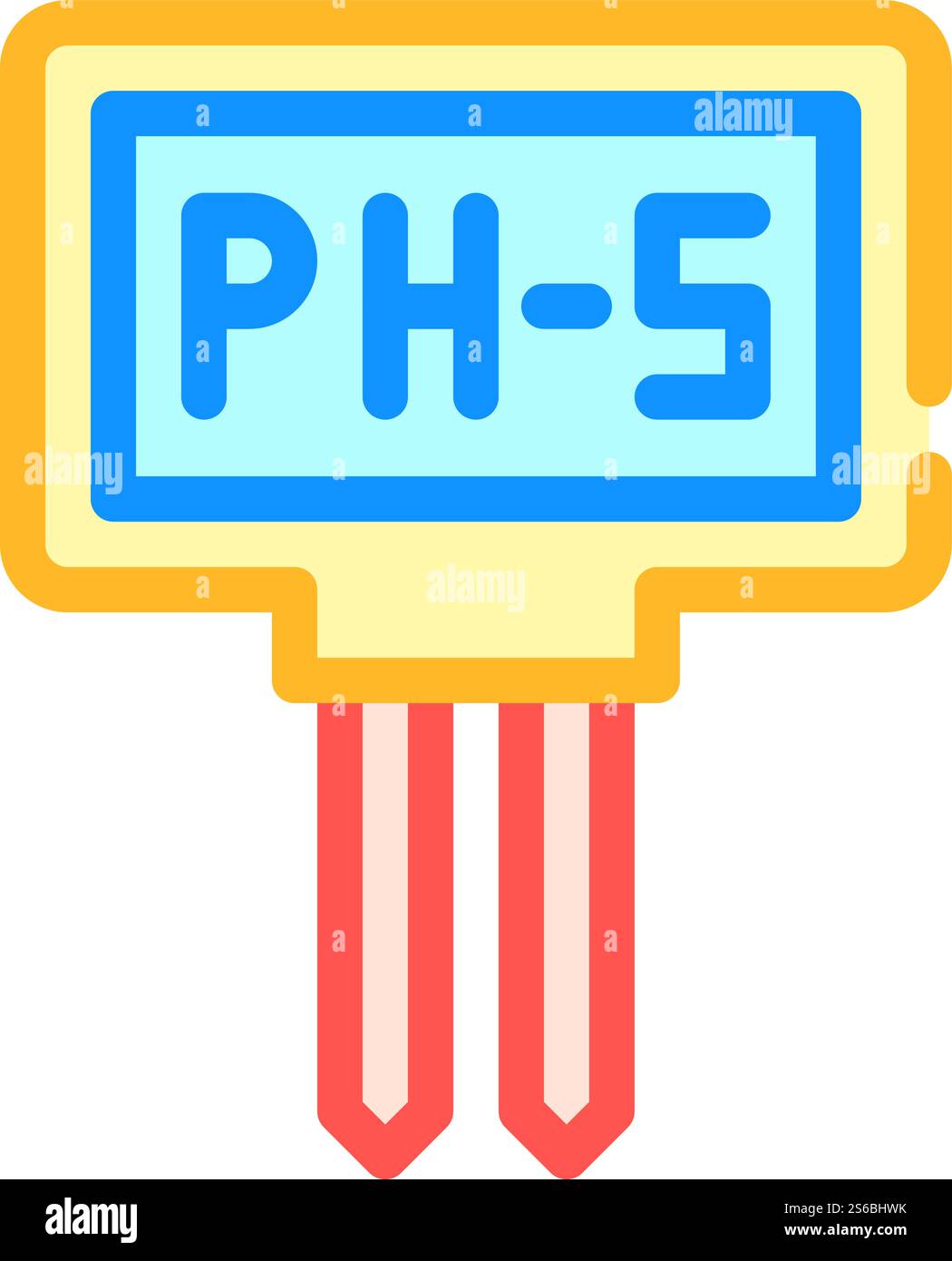 Ph meter measuring Stock Vector Images - Alamy