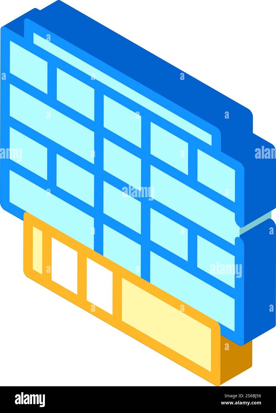 business center isometric icon vector. business center sign. isolated ...