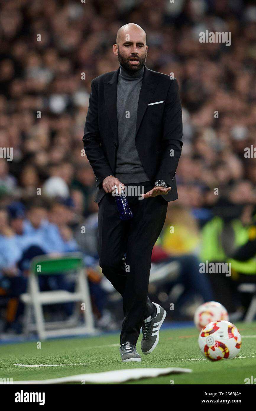 Madrid, Madrid, Spain. 16th Jan, 2025. RC Celta head coach Claudio ...