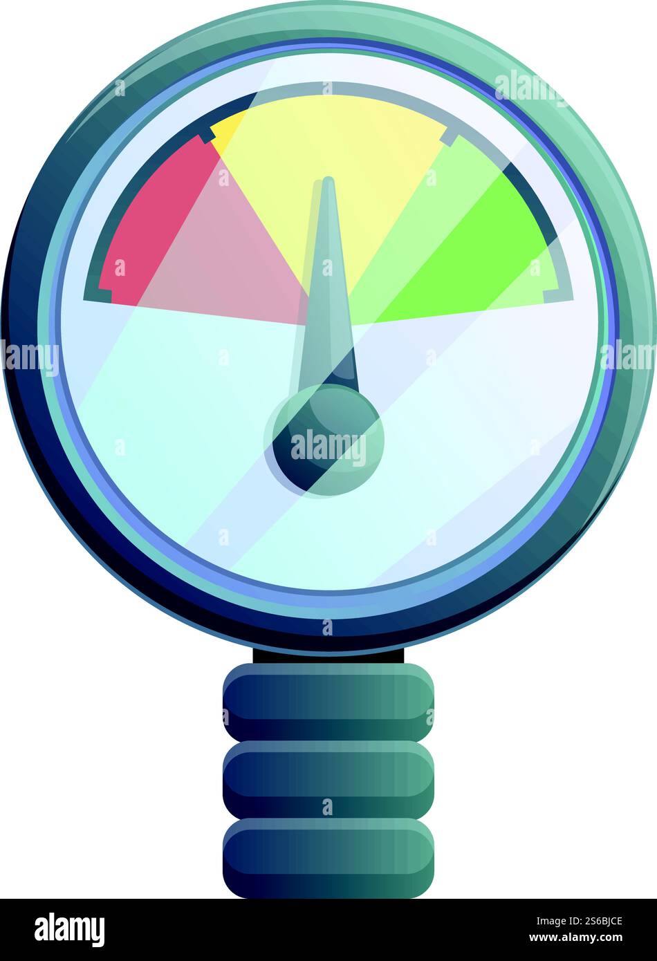 Colorful manometer icon. Cartoon of colorful manometer vector icon for ...