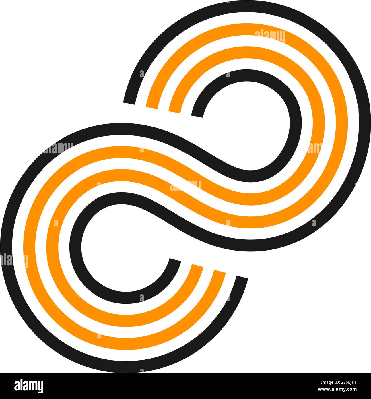 Infinity Way logo and symbol illustration vector design Stock Vector ...