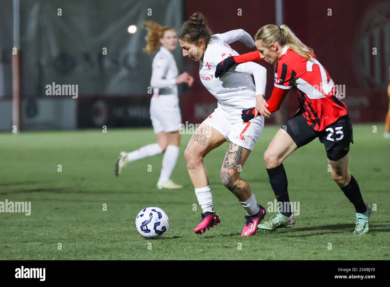 Milan, Italy. 16th Jan, 2025. Miriam Chiara Longo and Julie Piga during ...