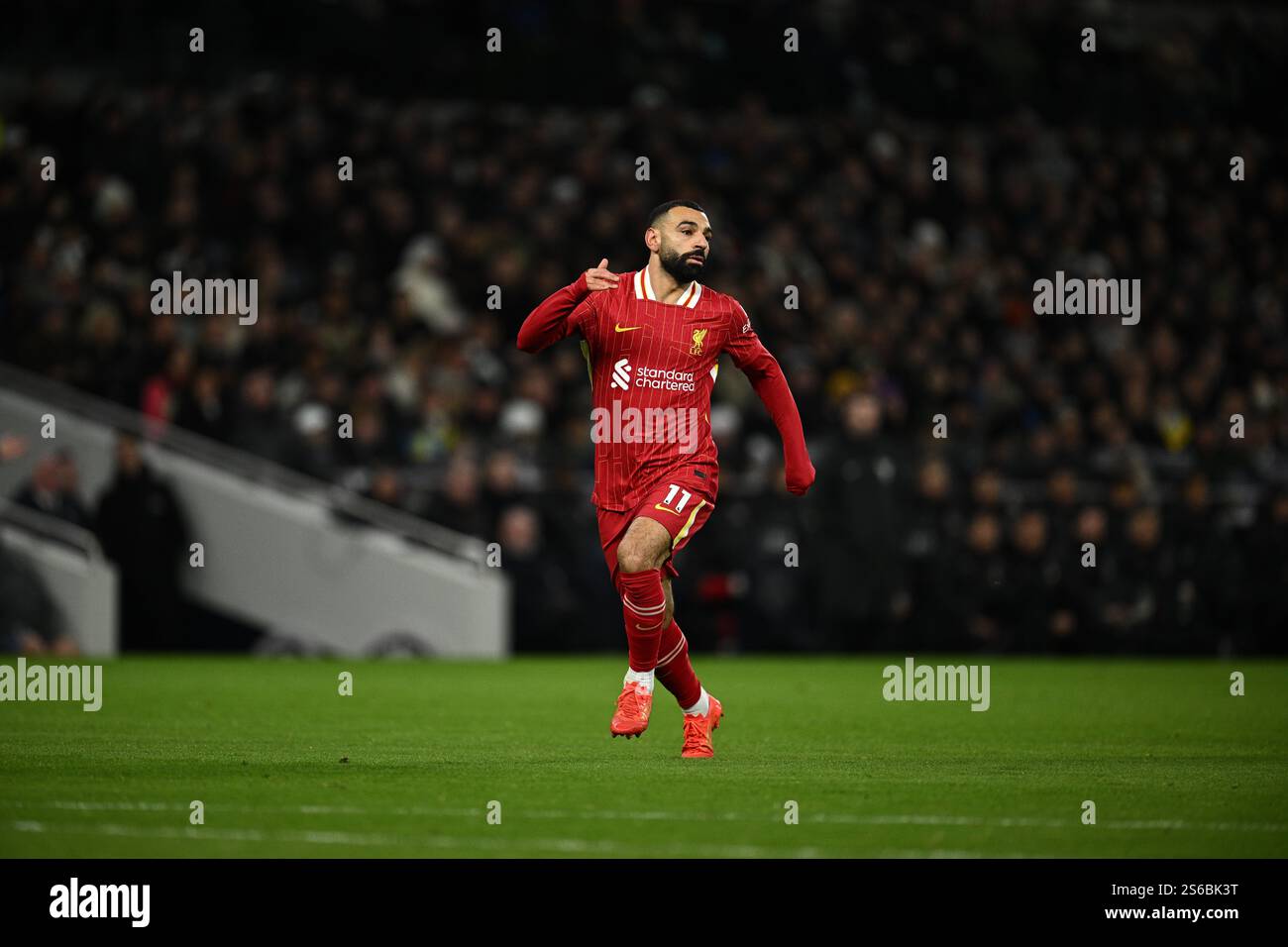 LONDON, ENGLAND - DECEMBER 22: Mohamed Salah of Liverpool F.C. full ...