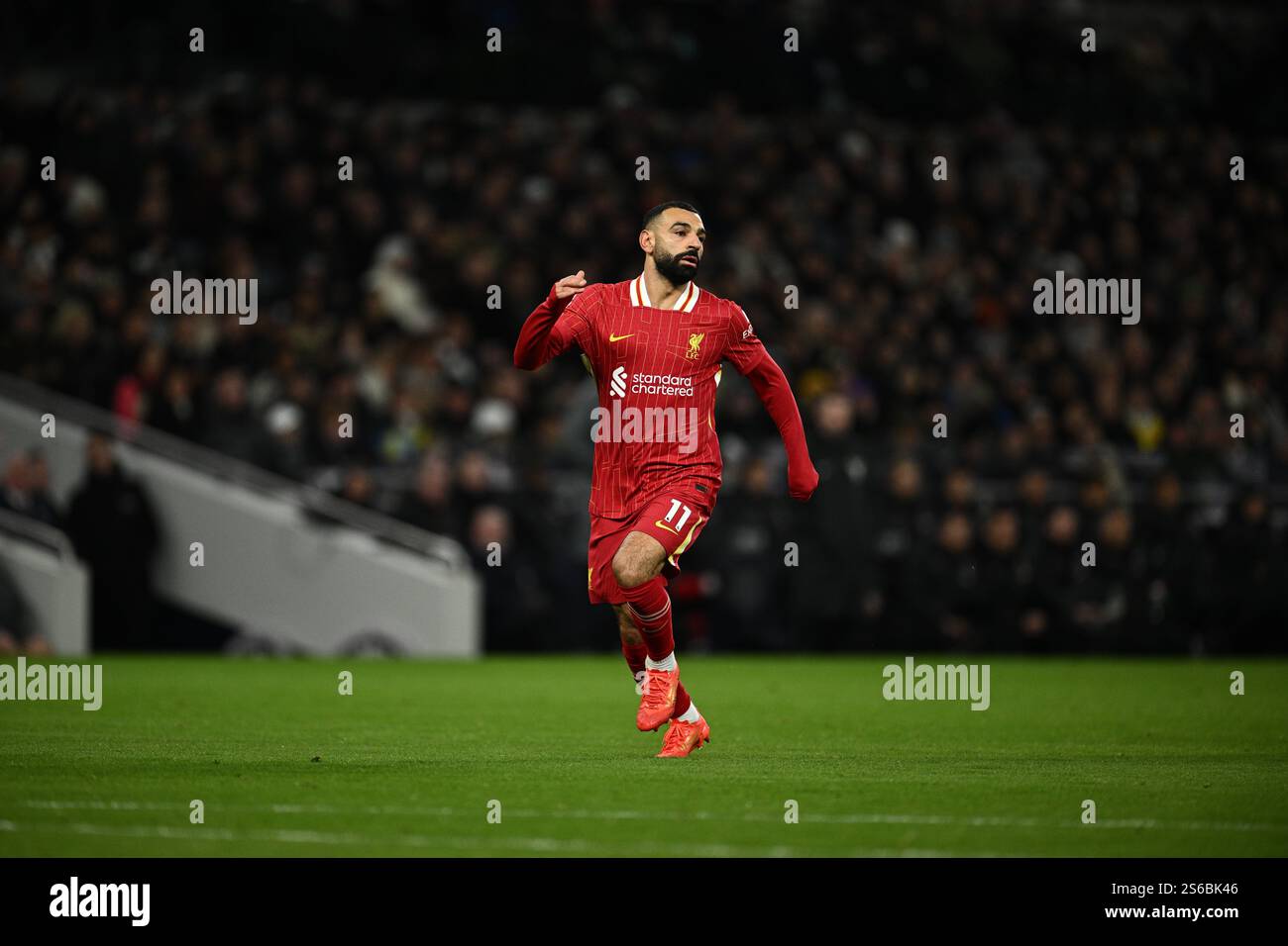 LONDON, ENGLAND - DECEMBER 22: Mohamed Salah of Liverpool F.C. full ...
