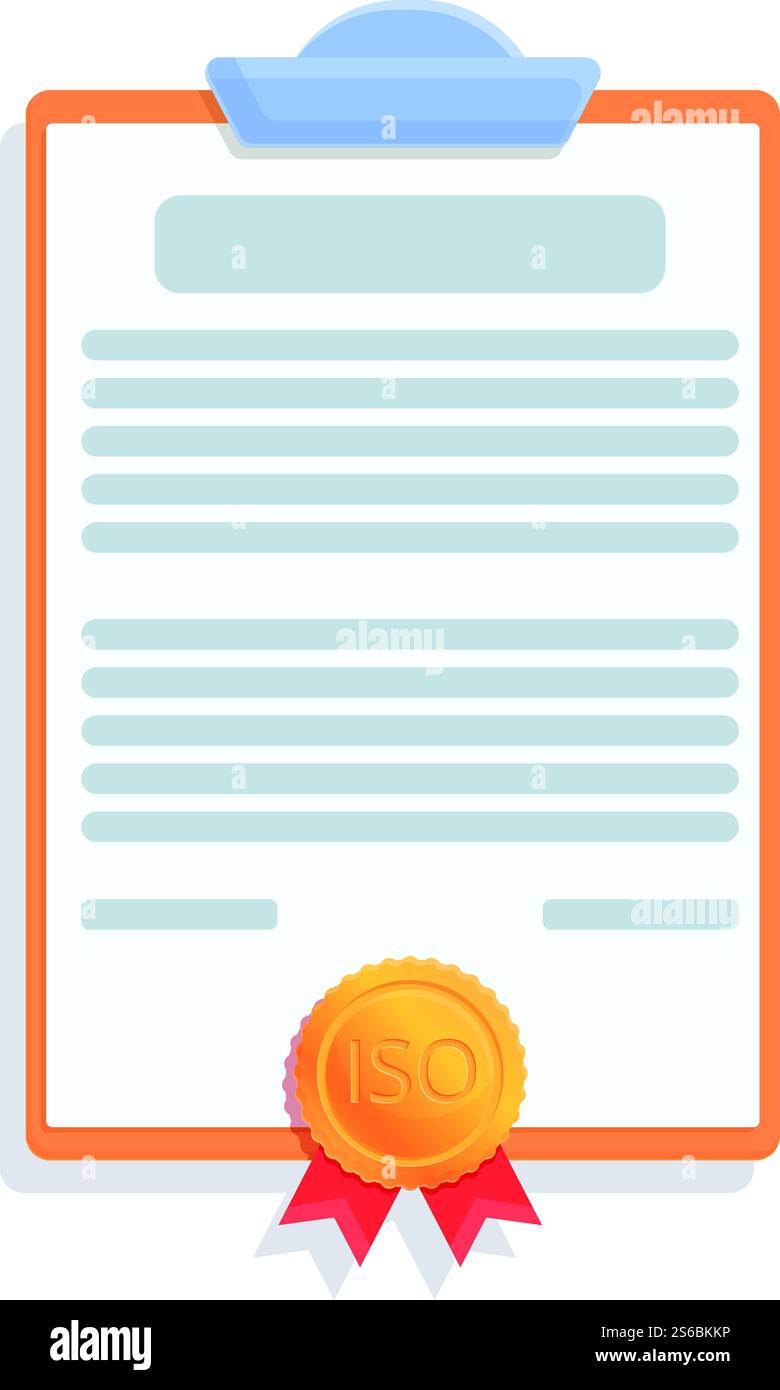Test standard icon. Cartoon of test standard vector icon for web design ...