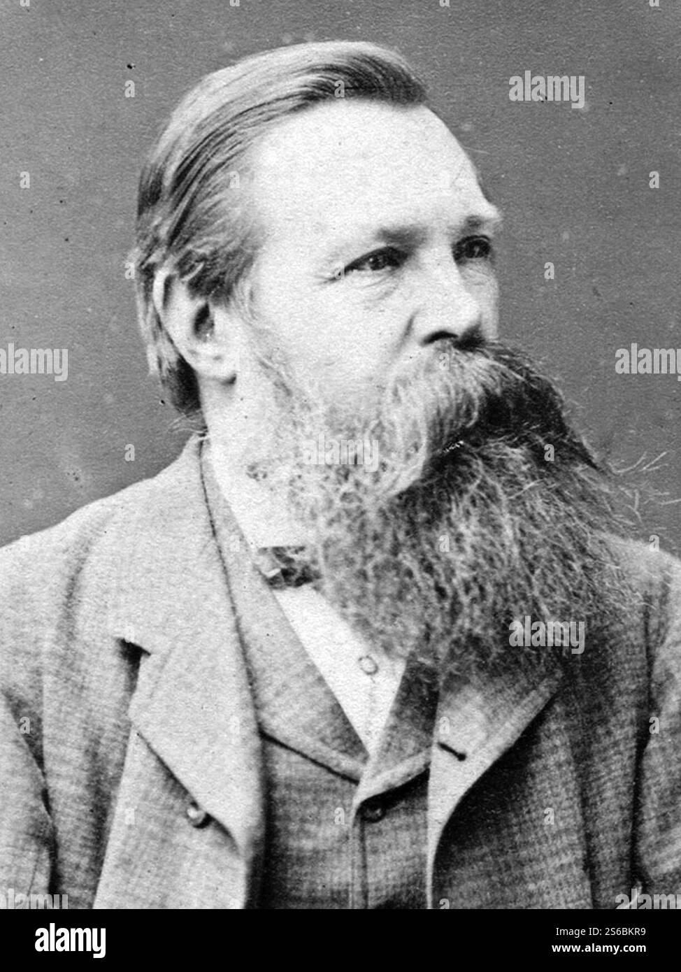 Friedrich Engels portrait (cropped Stock Photo - Alamy