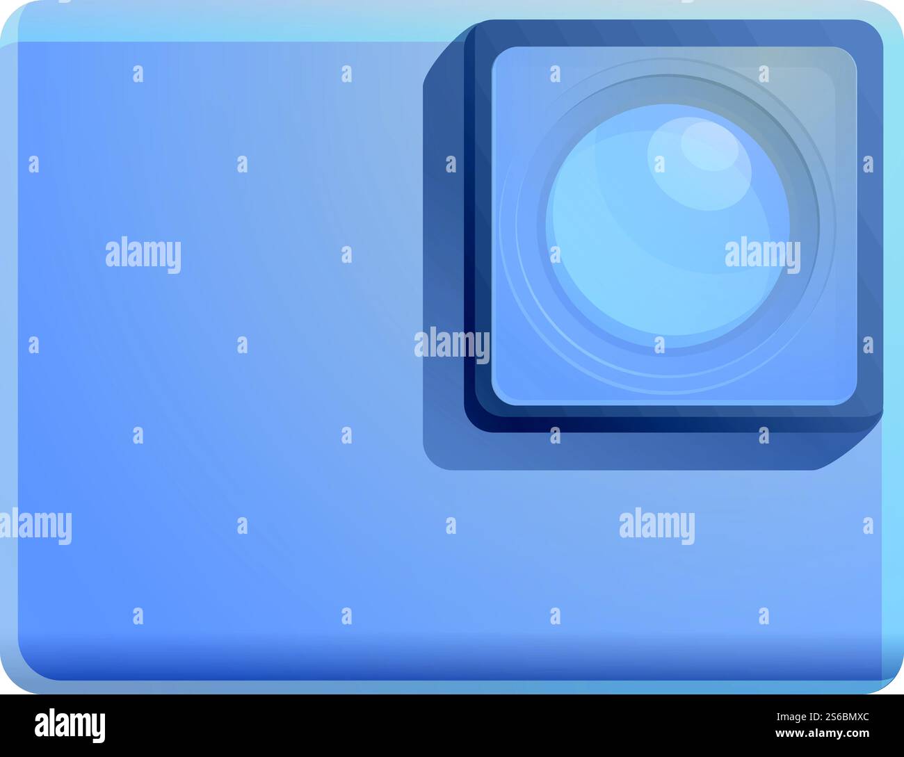 Action camcorder icon. Cartoon of action camcorder vector icon for web design isolated on white ...