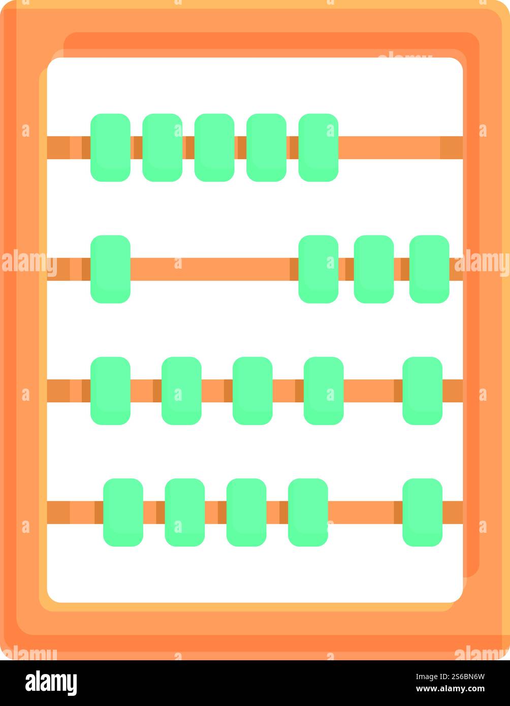 Frame abacus icon. Cartoon of frame abacus vector icon for web design ...