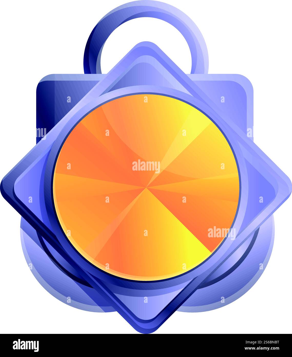 Game amulet icon. Cartoon of game amulet vector icon for web design ...