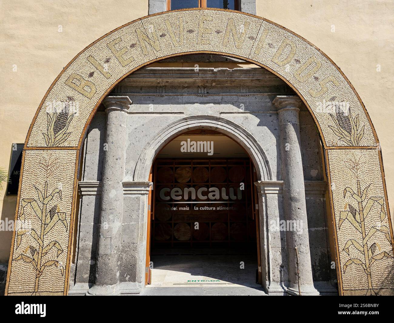 Mexico City, Mexico - Feb 7 2024: Cencalli Museum House of Corn and ...