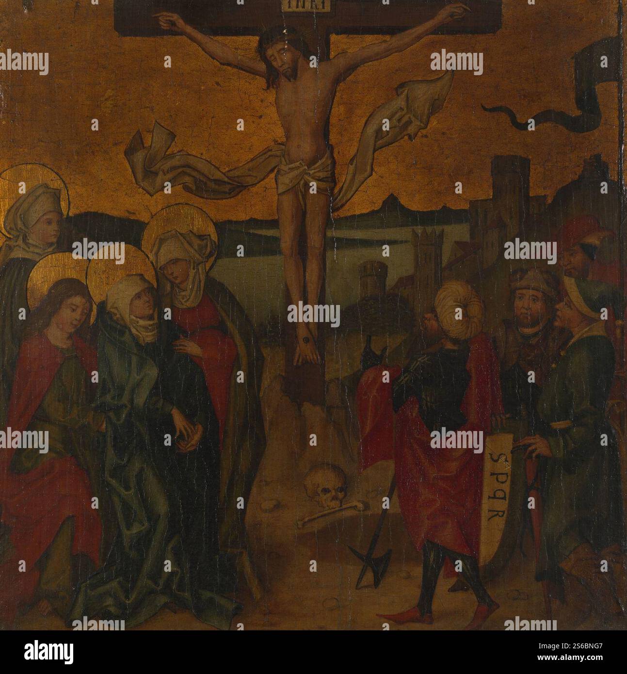 German School, 15th century - The Crucifixion Stock Photo - Alamy