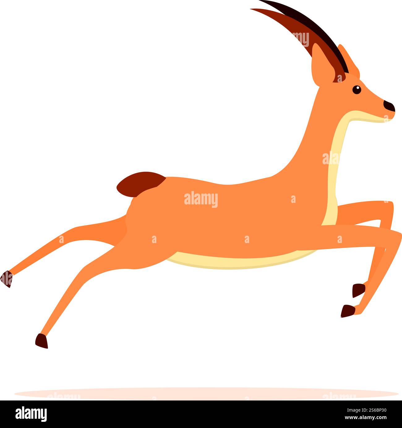 Wild gazelle icon. Cartoon of wild gazelle vector icon for web design ...