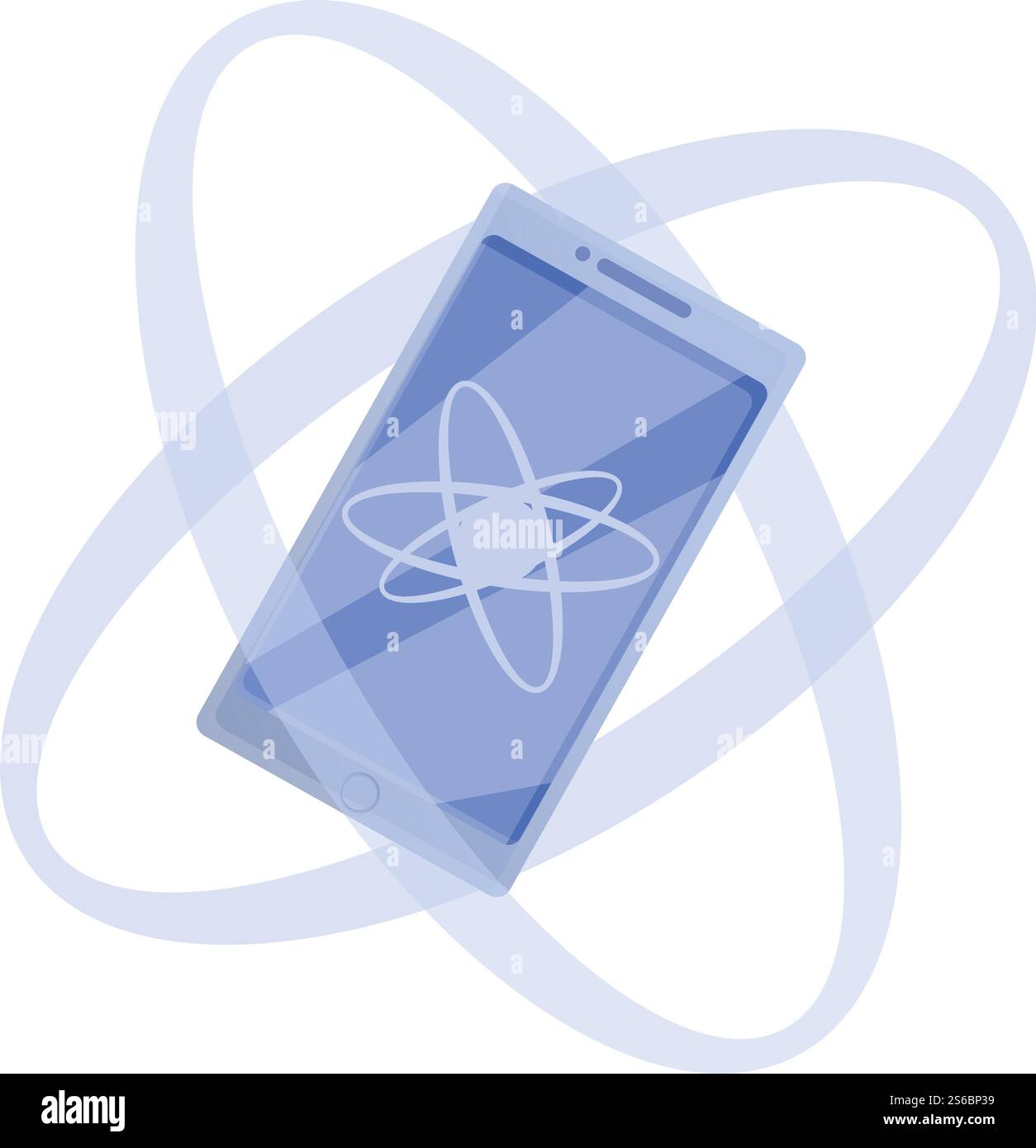 Smartphone gyroscope icon. Cartoon of smartphone gyroscope vector icon ...