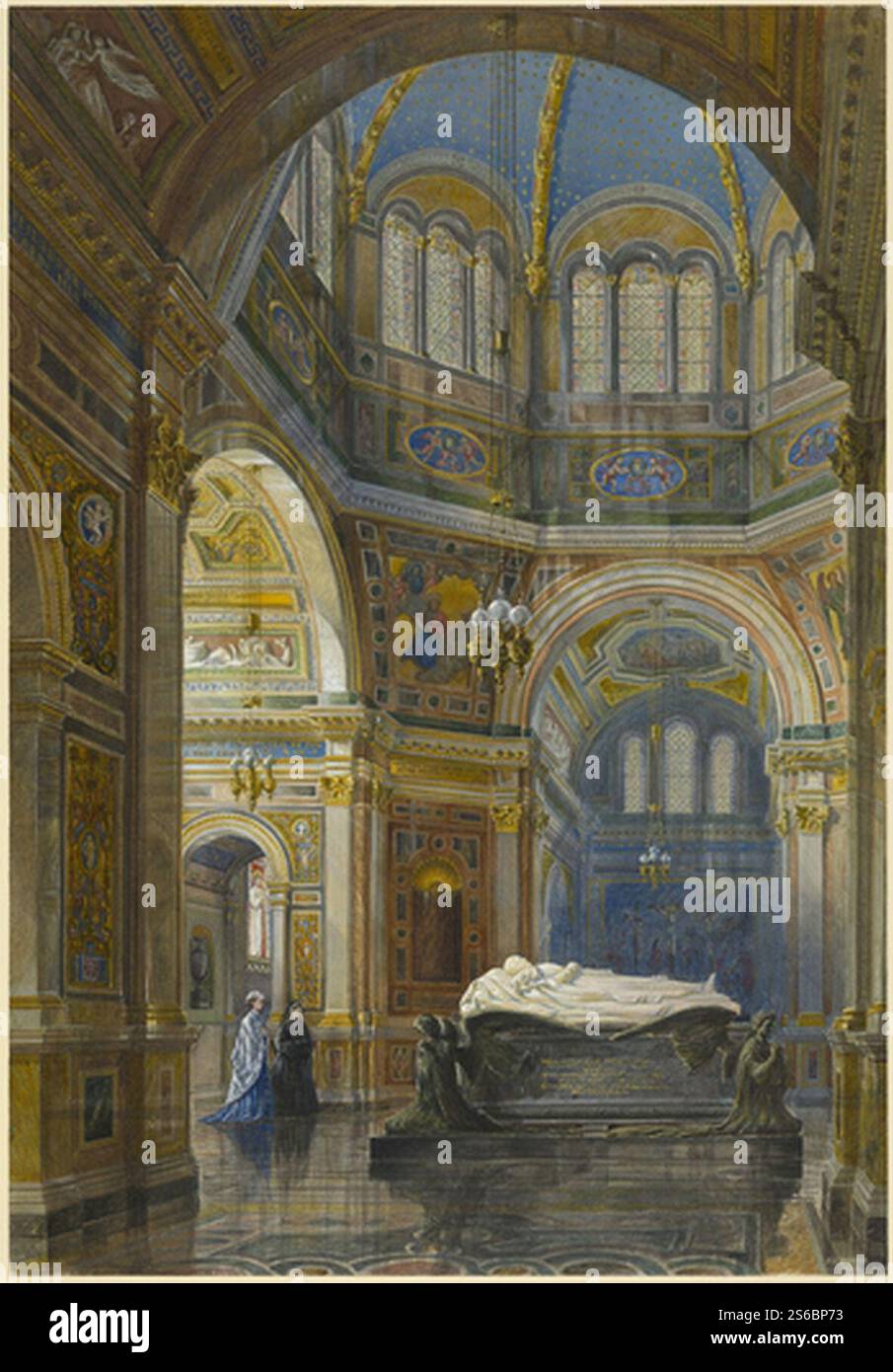 Frogmore - Interior of the Royal Mausoleum Stock Photo - Alamy