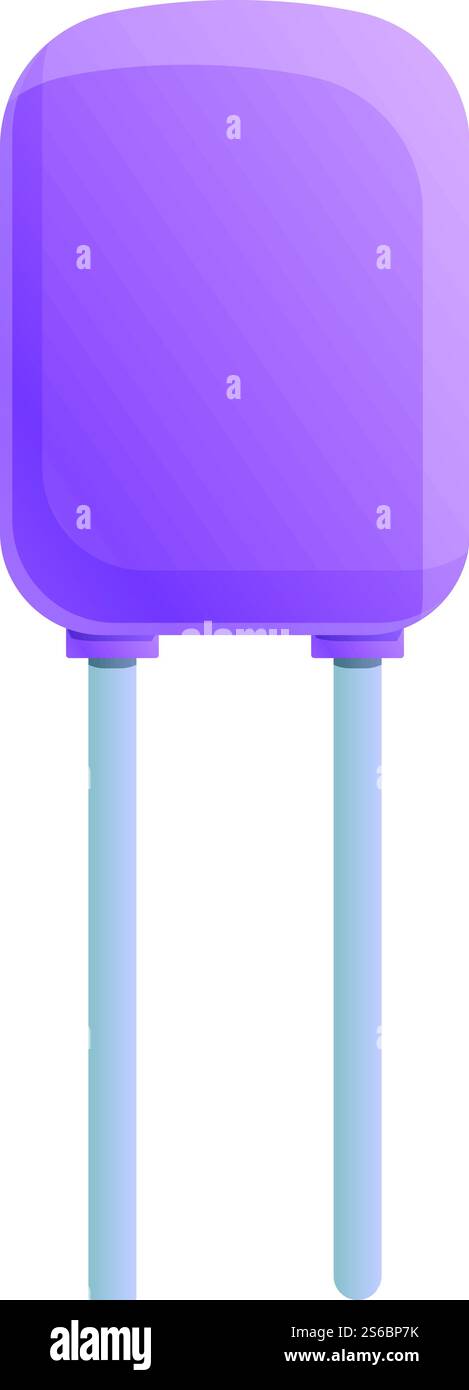 Control capacitor icon. Cartoon of control capacitor vector icon for ...