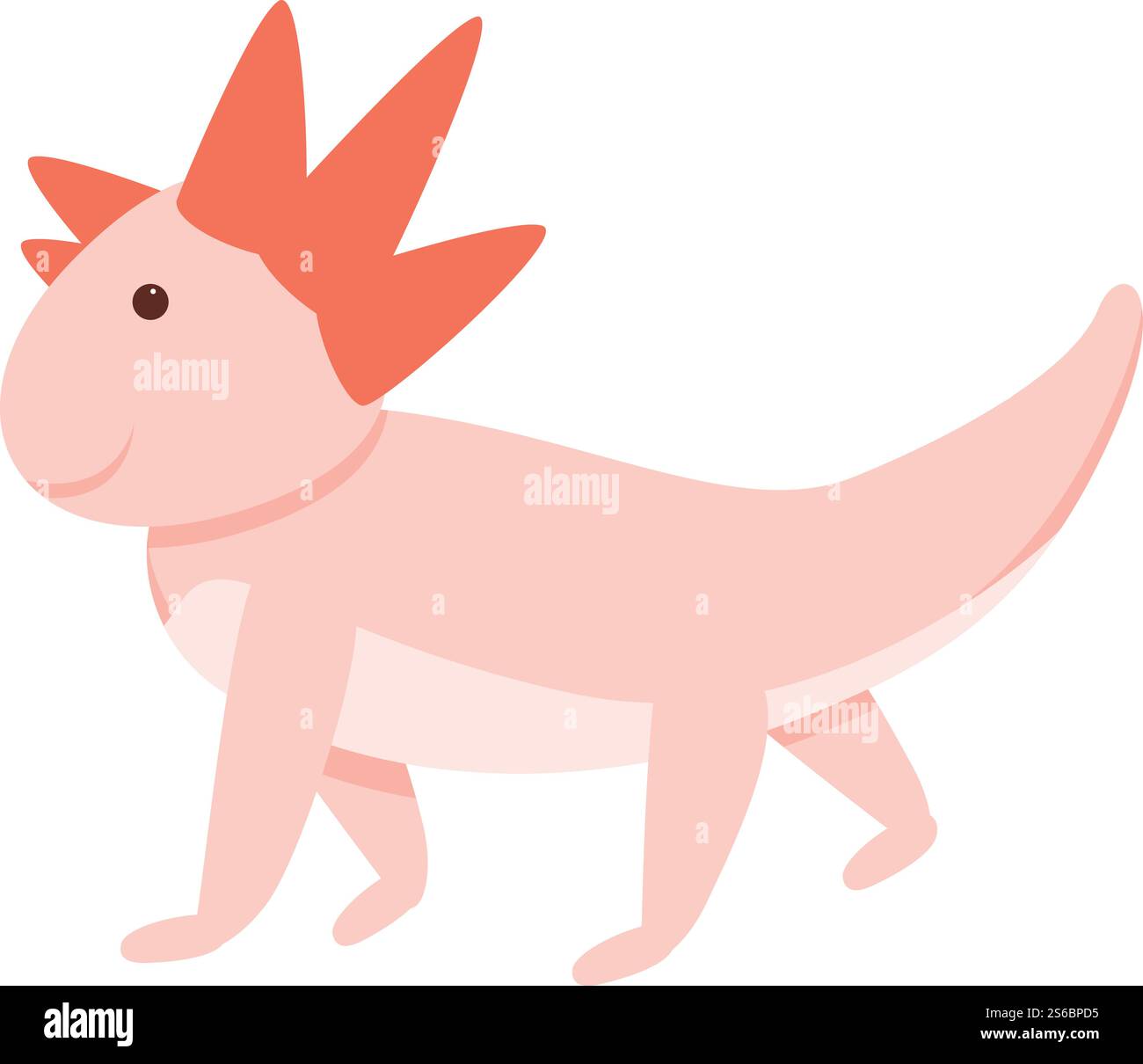 Axolotl icon. Cartoon of axolotl vector icon for web design isolated on ...