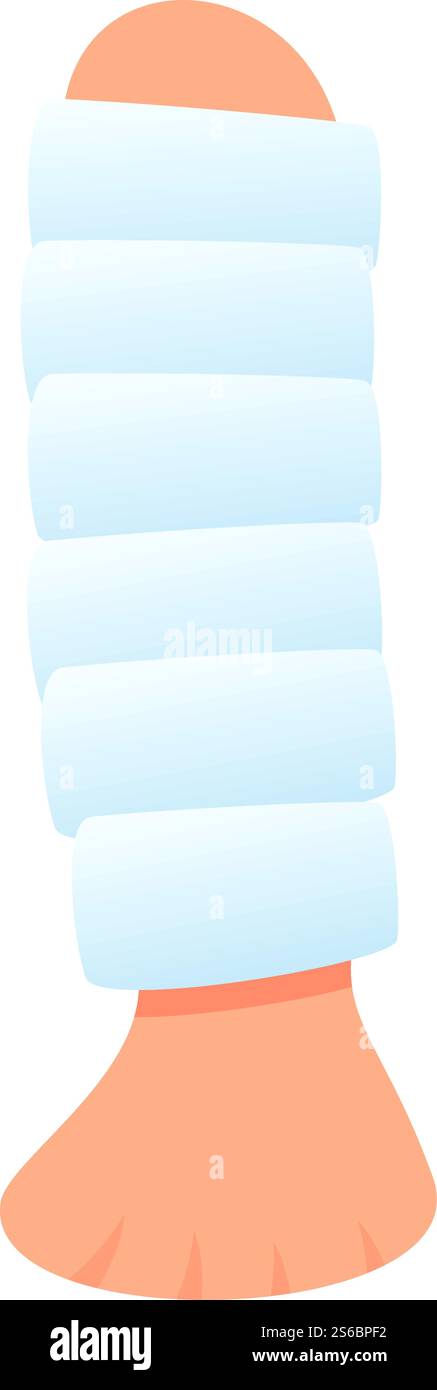 Finger bandage icon. Cartoon of finger bandage vector icon for web ...