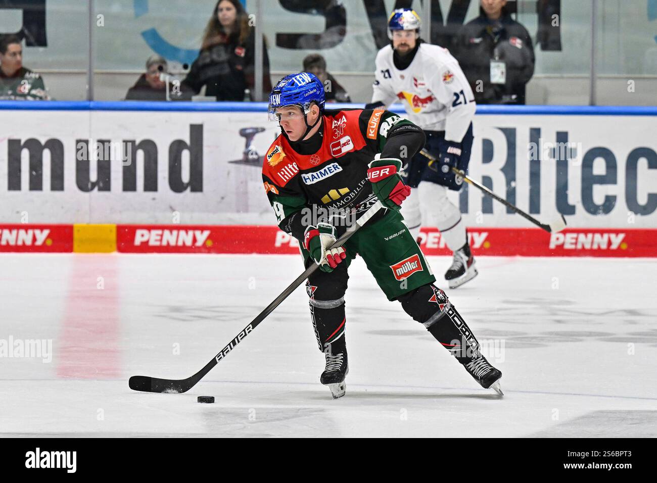 Augsburg, Deutschland. 16th Jan, 2025. am PUck Mark ZENGERLE ...