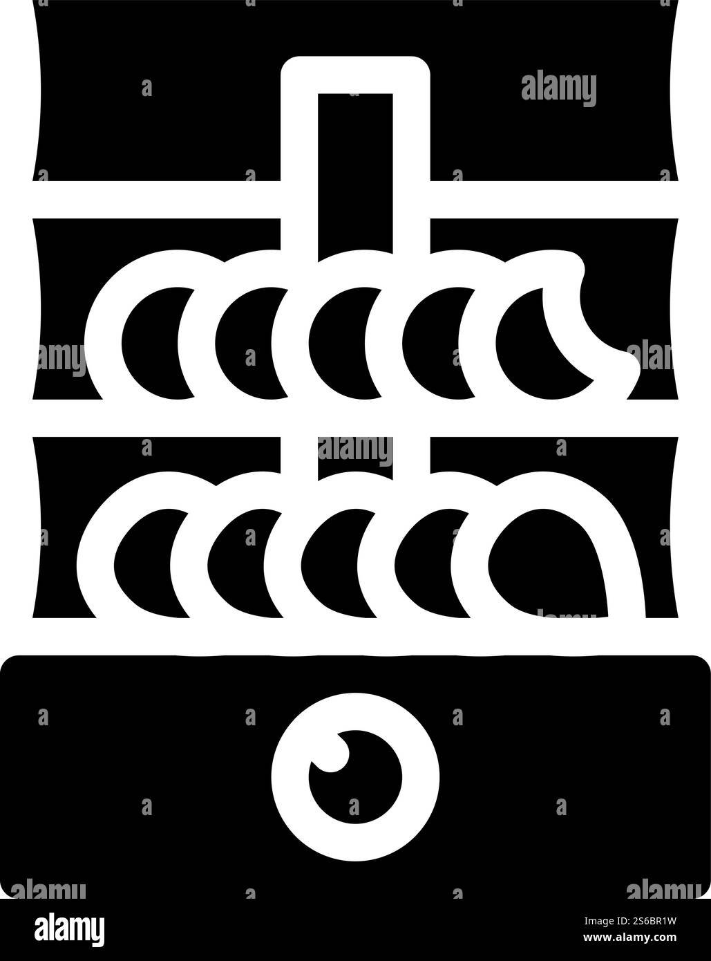 Fruits vegetables black glyph Black and White Stock Photos & Images - Alamy