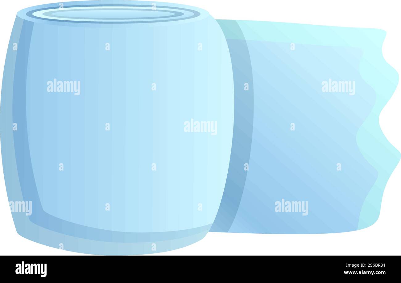 Bandage roll icon. Cartoon of bandage roll vector icon for web design ...