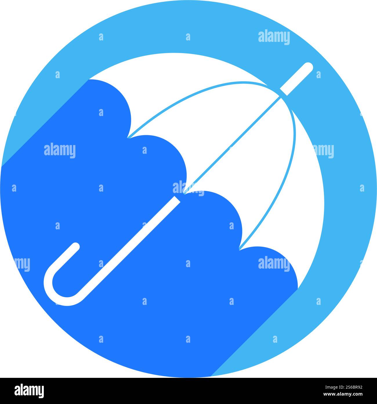 Umbrella illustration logo concept vector template Stock Vector Image ...