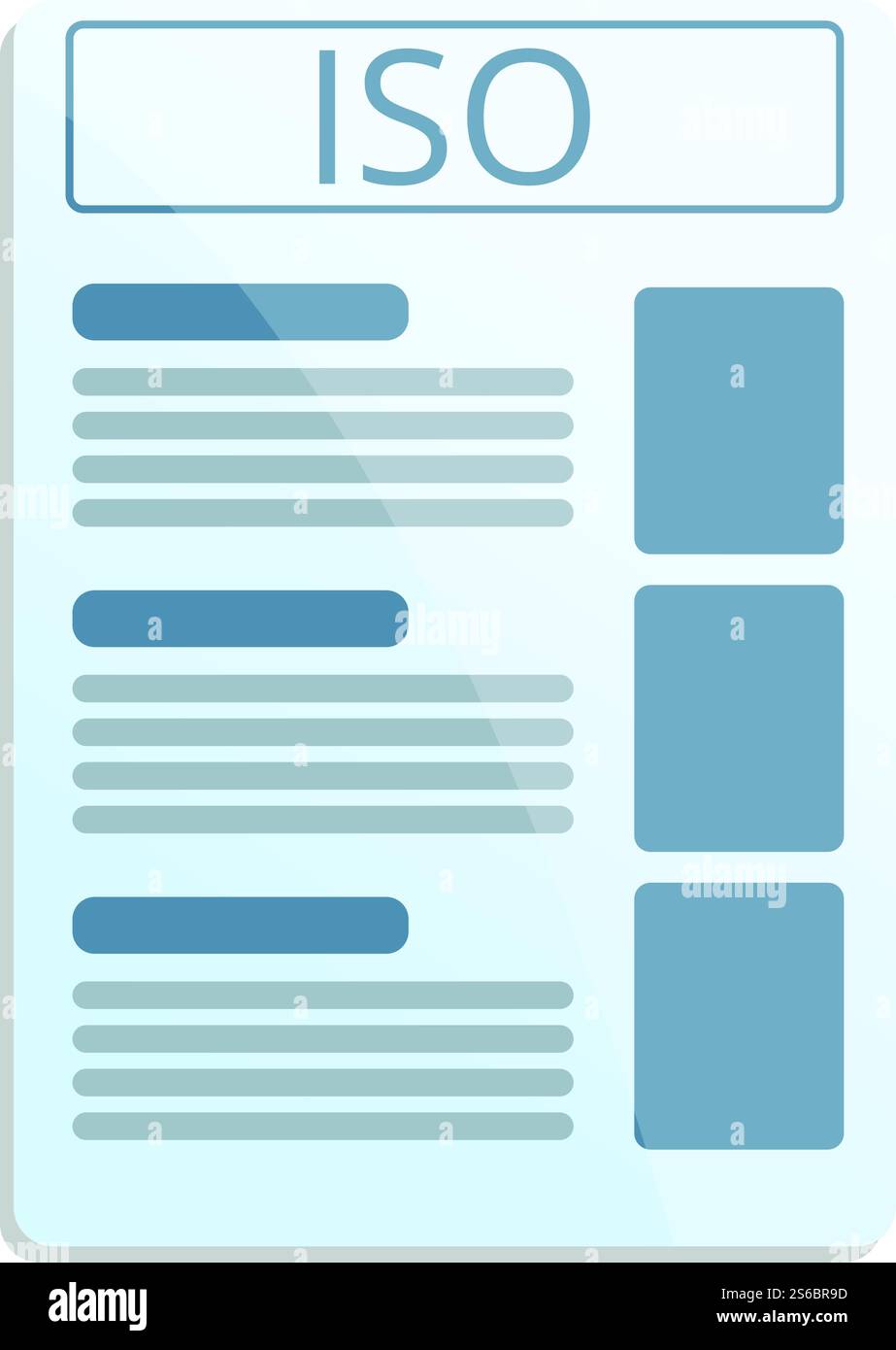 Iso standard icon. Cartoon of iso standard vector icon for web design ...