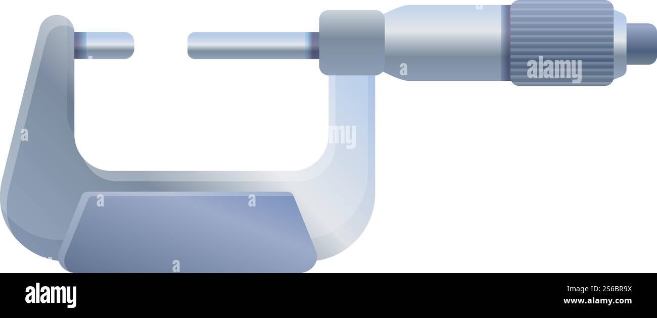 Engineering micrometer icon. Cartoon of engineering micrometer vector ...