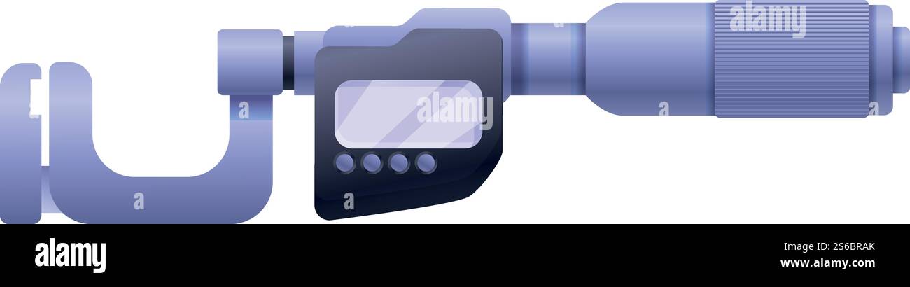 Construction micrometer icon. Cartoon of construction micrometer vector ...