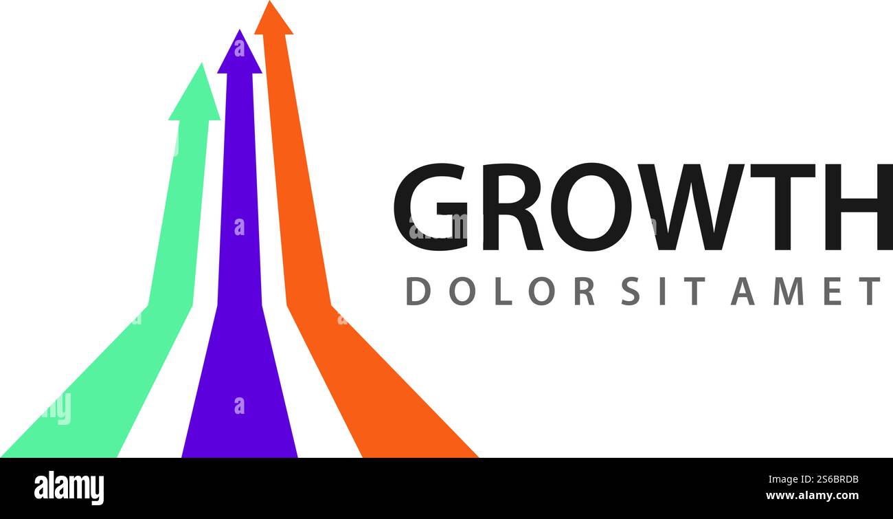 Growth arrow illustration vector design Stock Vector Image & Art - Alamy