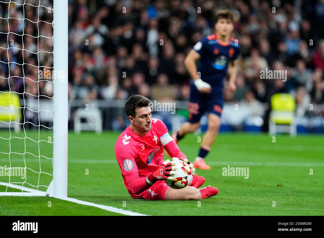 Ivan Villar of RC Celta de Vigo during Real Madrid vs RC Celta de Vigo ...
