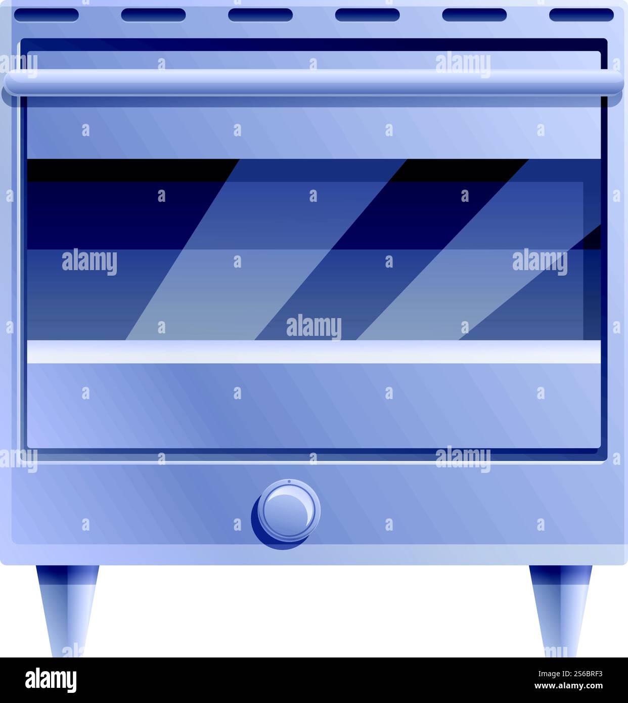 Glass convection oven icon. Cartoon of glass convection oven vector ...