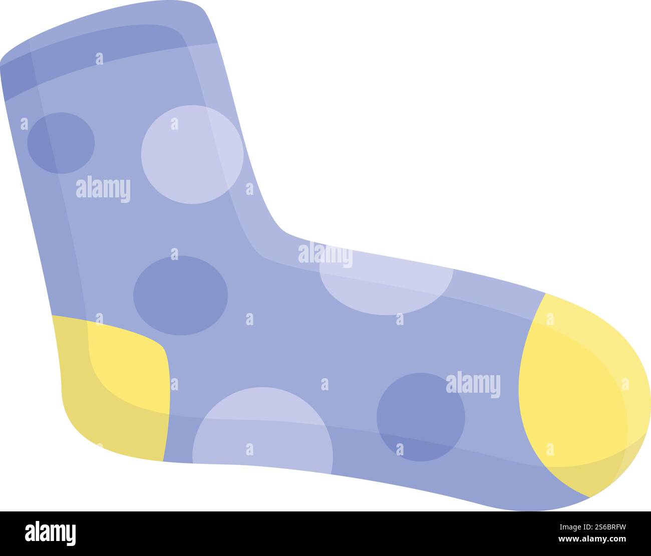 Funny kid sock icon. Cartoon of funny kid sock vector icon for web ...